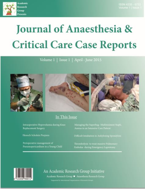 About Journal of Anaesthesia and Critical Care Case Reports | Journal ...